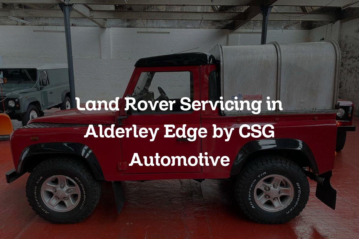 - CSG Automotive Land Rover And Range Rover Service And Body Repair
